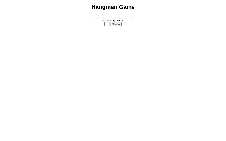 Hangman Game ― Perchance Generator