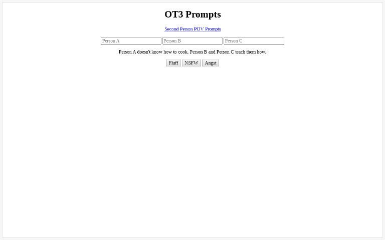 OT3 Prompts ― Perchance Generator