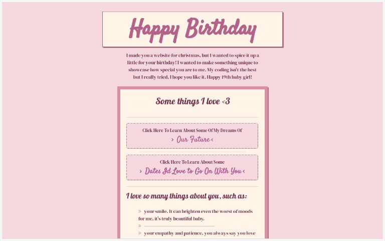 Happy Birthday ― Perchance Generator