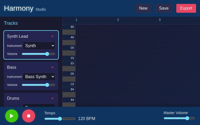 Harmony Studio ― Perchance Generator