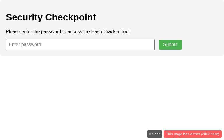 Security Checkpoint ― Perchance Generator
