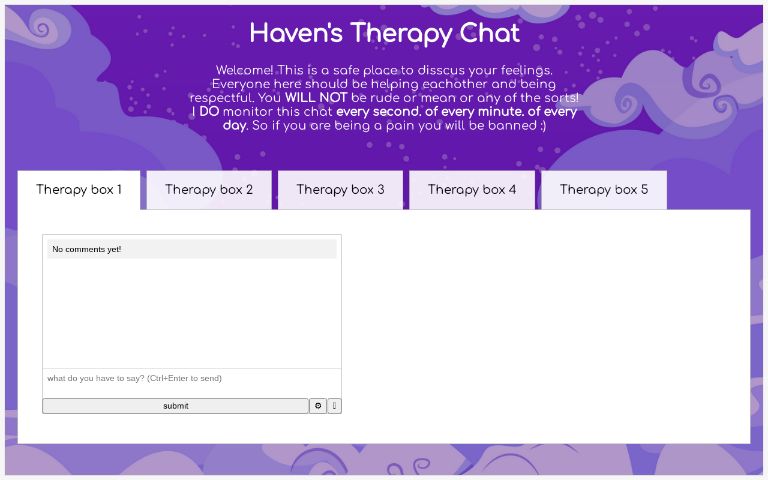 Haven's Therapy Chat