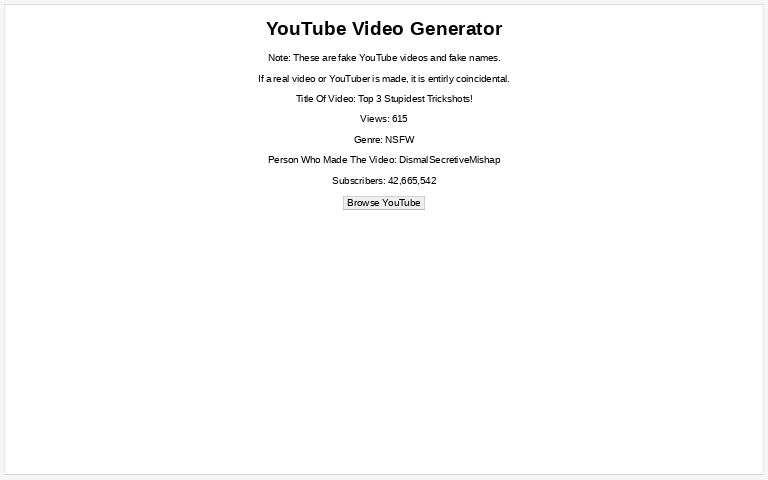 YouTube Video Generator