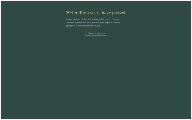 Speculative Evolution Generator V2