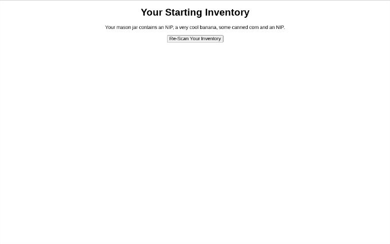 Your Starting Inventory ― Perchance Generator