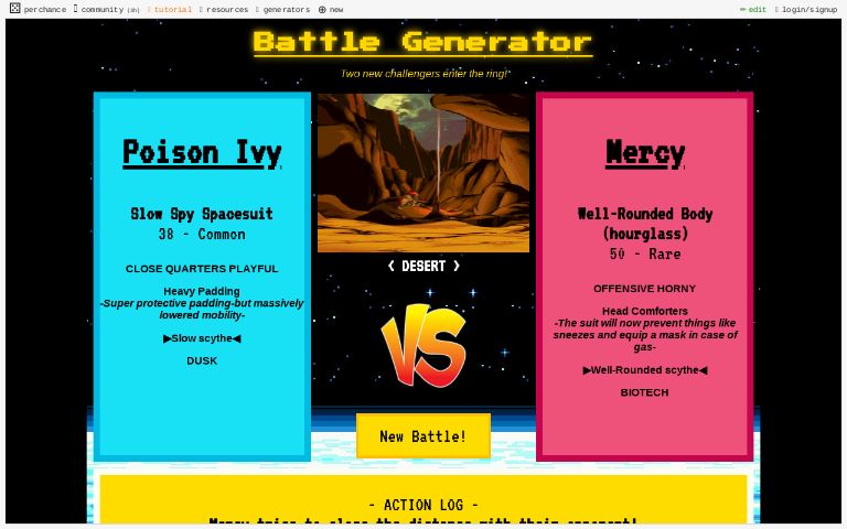 Battle Generator