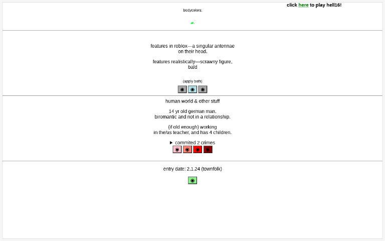 Hell16char ― Perchance Generator