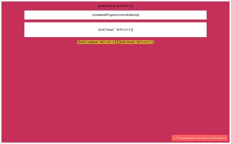 Squid Game Simulator ― Perchance Generator