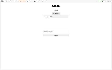Slash ― Perchance Generator