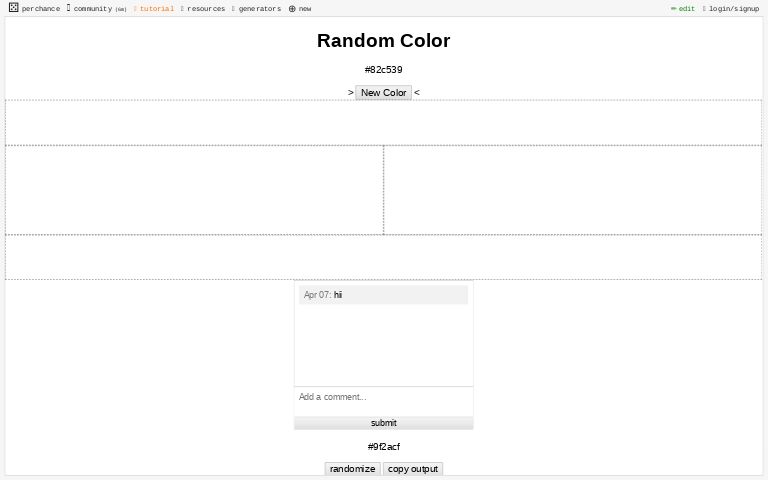 Random Color ― Perchance Generator
