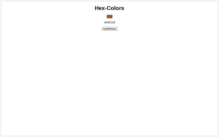 hex-colours ― Perchance Generator
