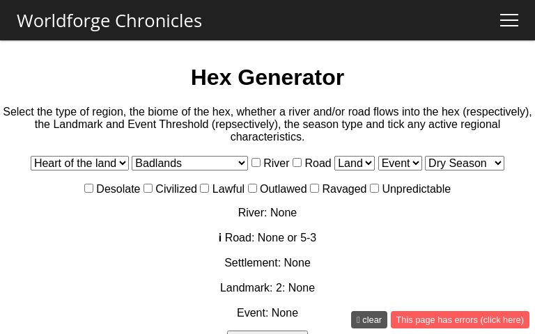 Hex Generator