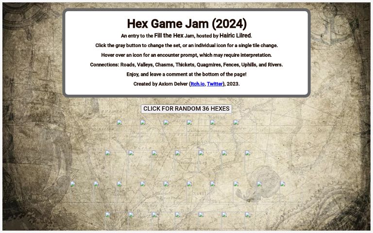 Hex Game Jam (2024)An entry to the Fill the Hex Jam, hosted by Hairic ...