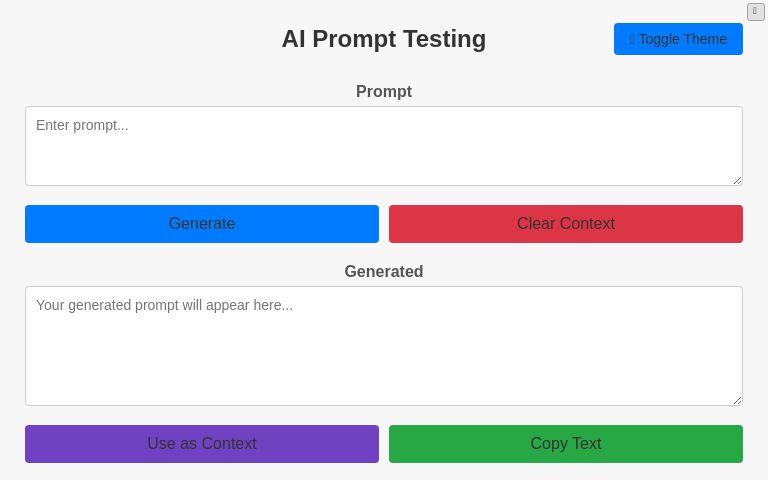 Prompt Testing ― Perchance Generator