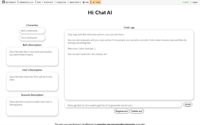 Hi: Chat AI