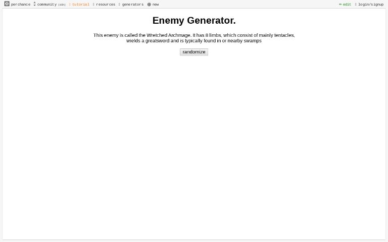 Enemy Generator.