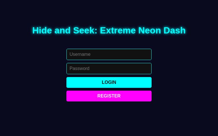 Hide and Seek: Extreme Neon Dash ― Perchance Generator