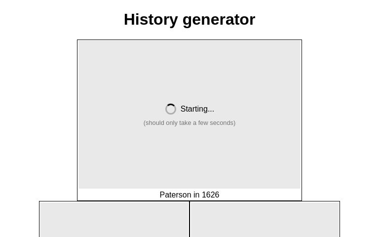 History generator