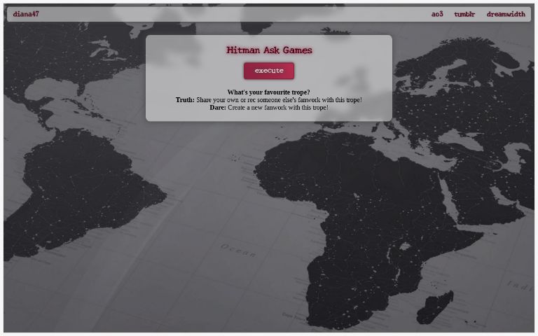 Hitman Ask Games ― Perchance Generator