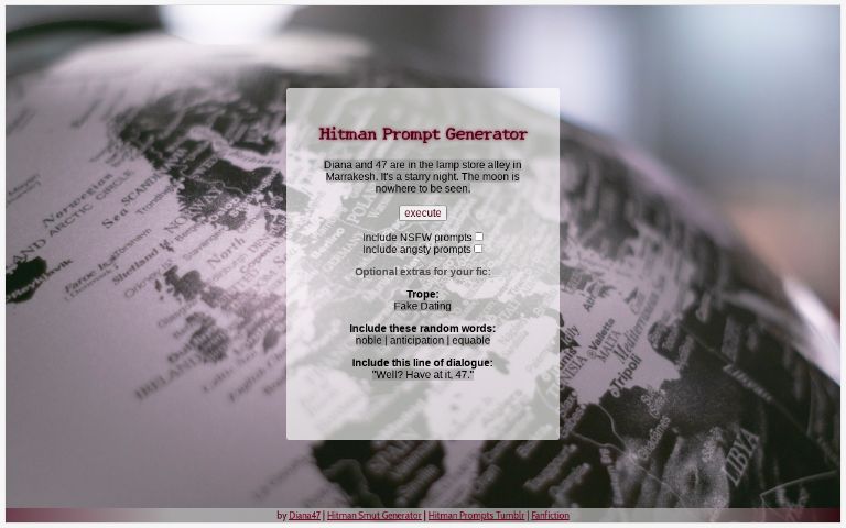 Hitman Prompt Generator