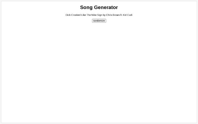 Song Generator