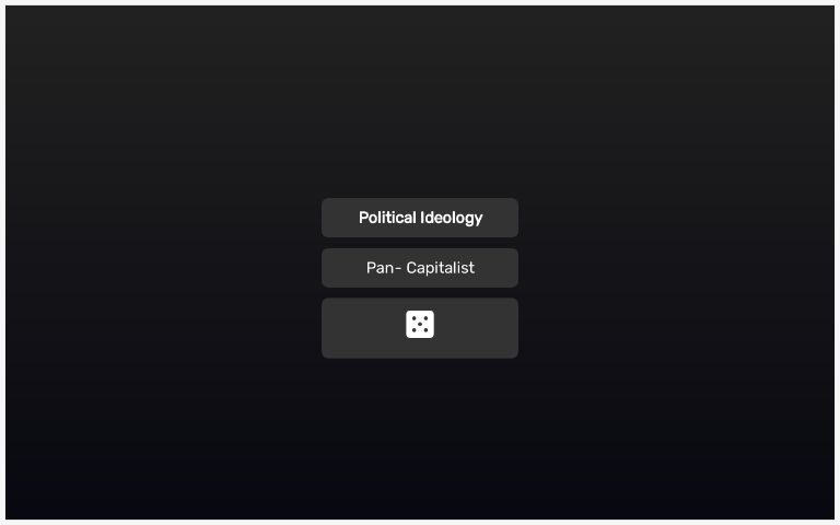 Political Ideology ― Perchance Generator