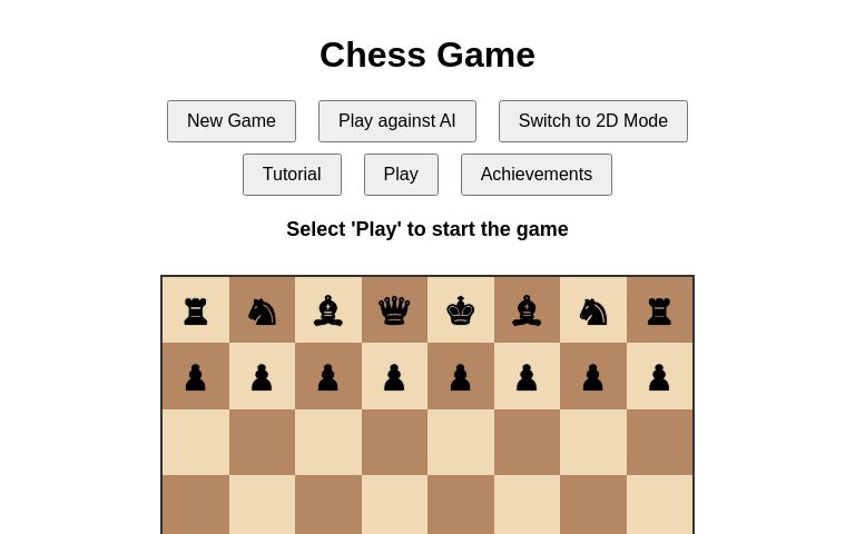 Chess Game ― Perchance Generator