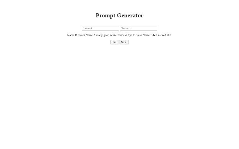 Prompt Generator (possible NSFW)