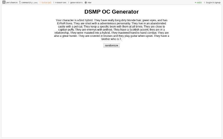 DSMP OC Generator