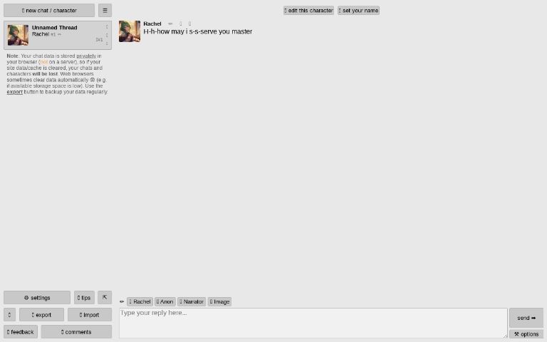 AI Character Chat (online, free, no sign-up, unlimited)