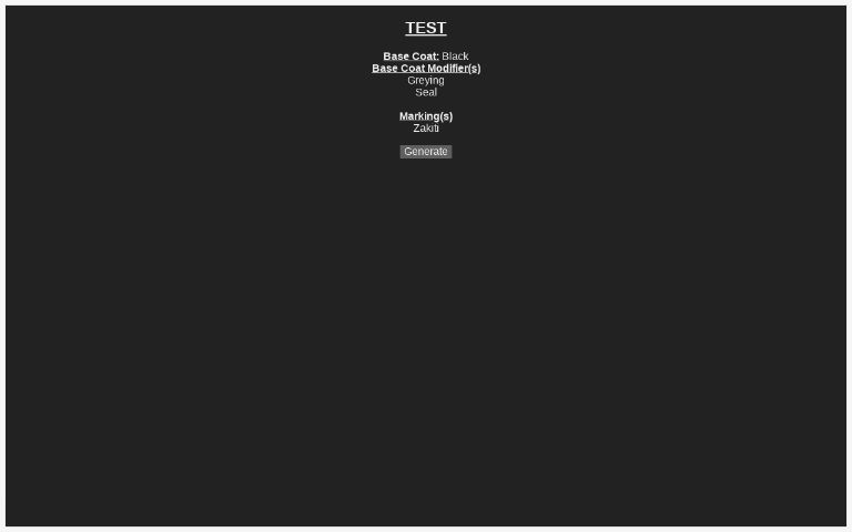 TEST ― Perchance Generator