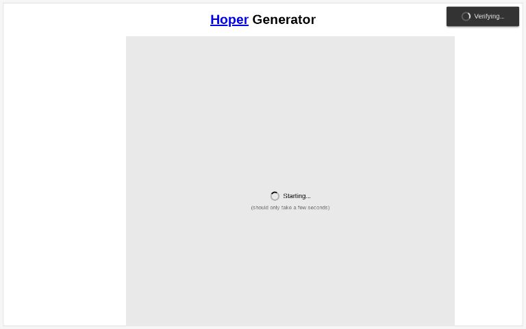 Hoper Generator