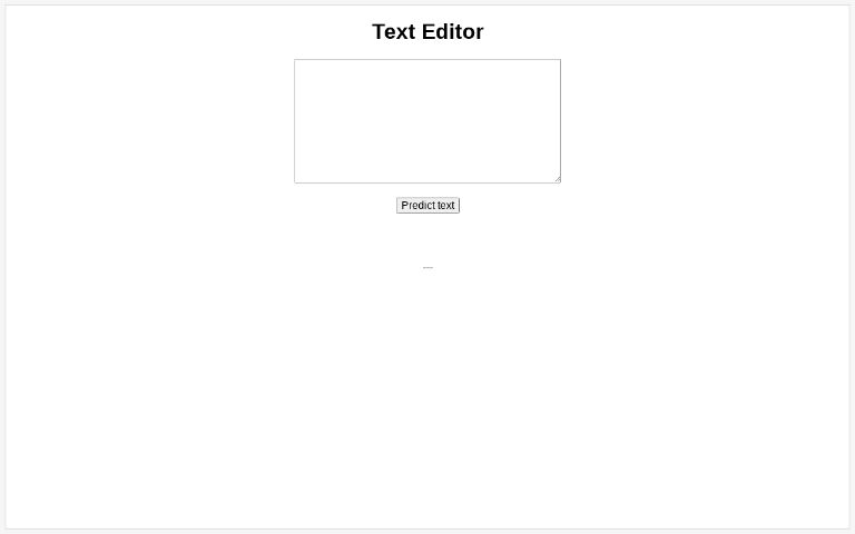 Text Editor ― Perchance Generator