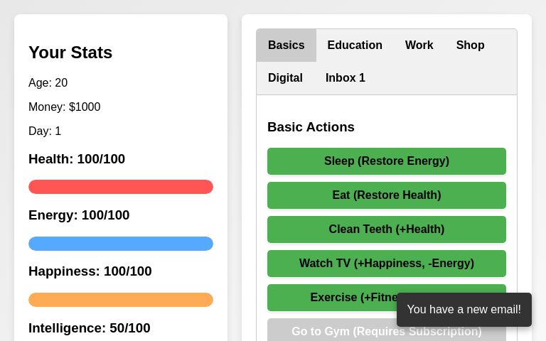 Your Stats ― Perchance Generator