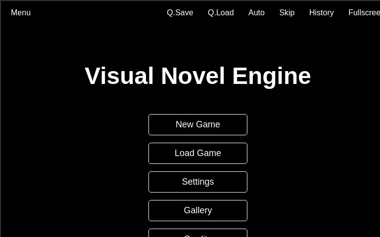 Visual Novel Engine ― Perchance Generator