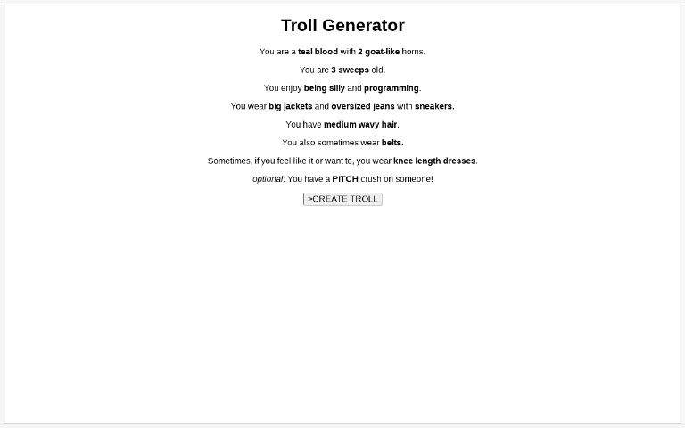 Troll Generator
