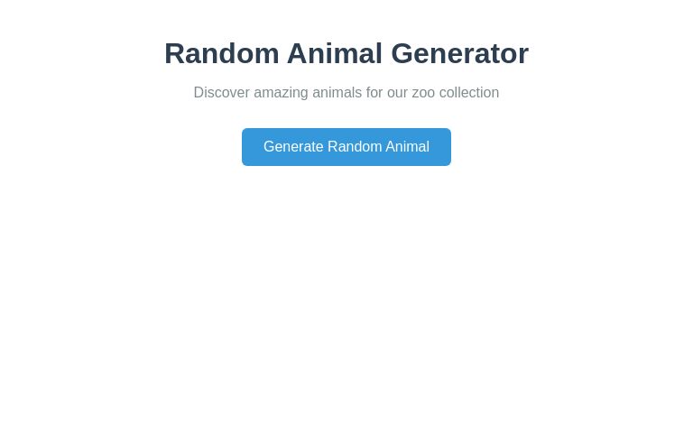 Random Animal Generator