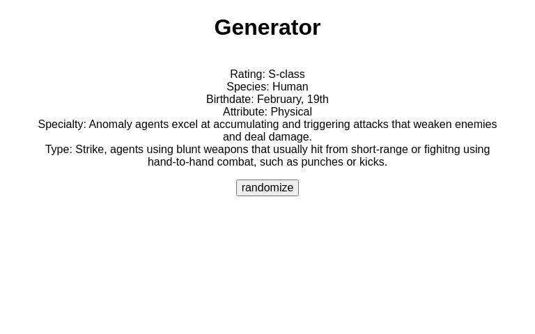 Generator