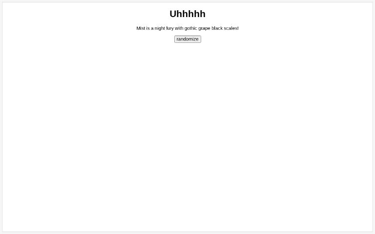 Uhhhhh ― Perchance Generator