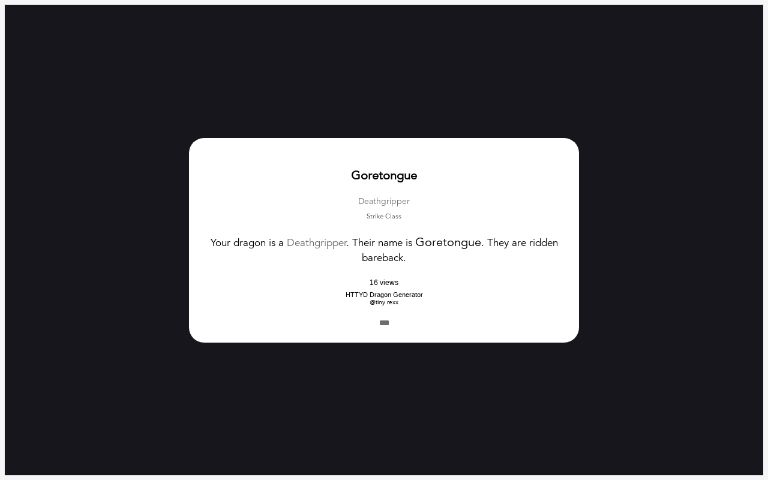 Httyd Rexx Gen ― Perchance Generator