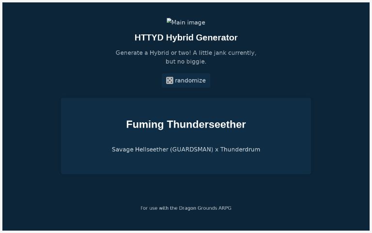 HTTYD Hybrid Generator