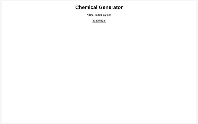 Chemical Generator