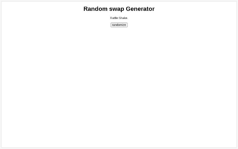 Random swap Generator