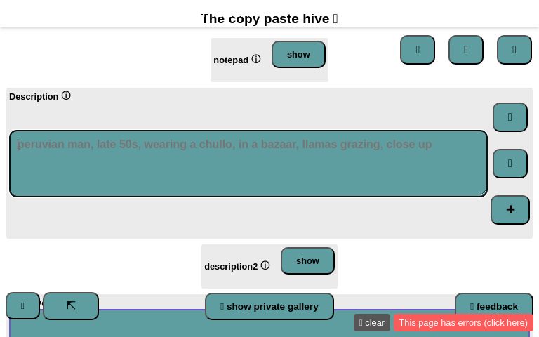 The copy paste hive 🐈 ― Perchance Generator