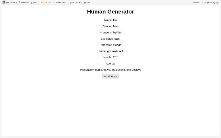 Human Generator