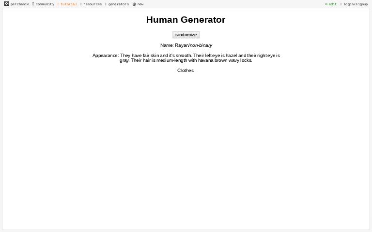 Human Generator
