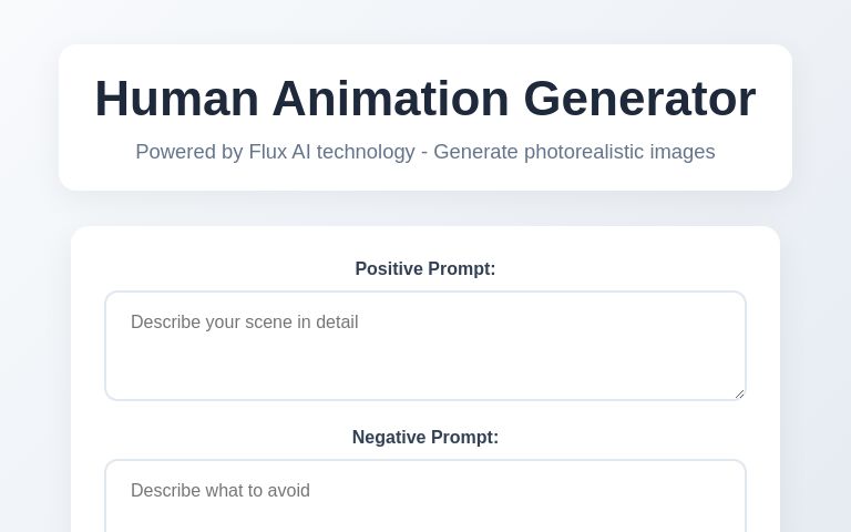 Human Animation Generator