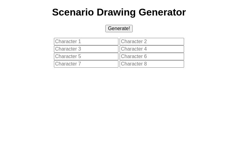 Character Scenarios ― Perchance Generator