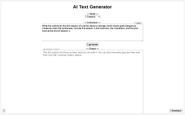 AI Text Generator (free, no sign-up, unlimited)