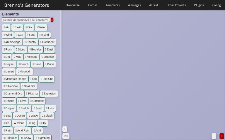 Elements ― Perchance Generator